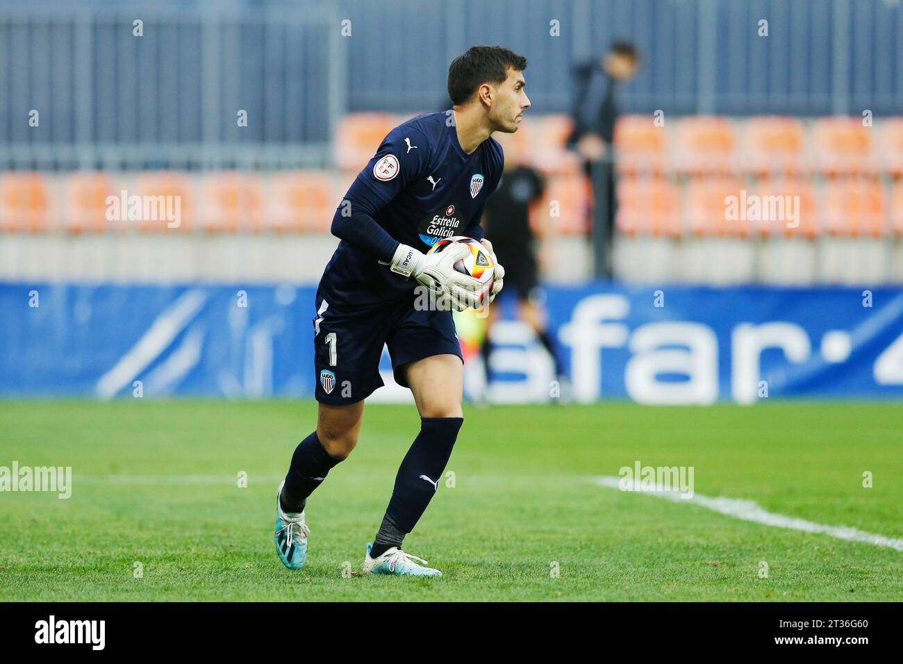 Majadahonda, Spain. 22nd Oct, 2023. Lucas Diaz (Lugo) Football/Soccer : Spanish "Primera RFEF ...