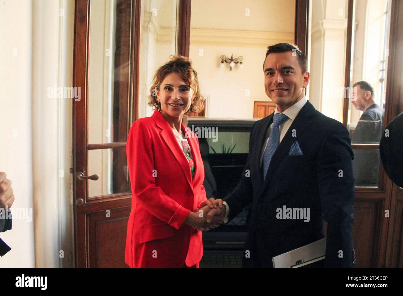 ROMA-DANIEL NOBOA Roma, Lunes 23 de octubre del 2023 El presidente ...