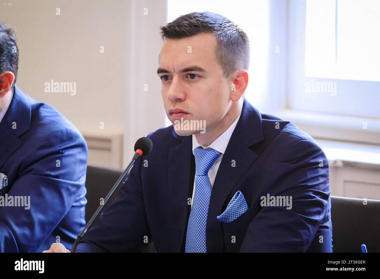 ROMA-DANIEL NOBOA Roma, Lunes 23 de octubre del 2023 El presidente ...