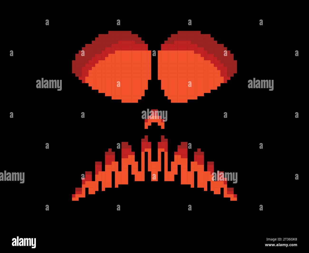 Pixelated eye Stock Vector Images - Alamy