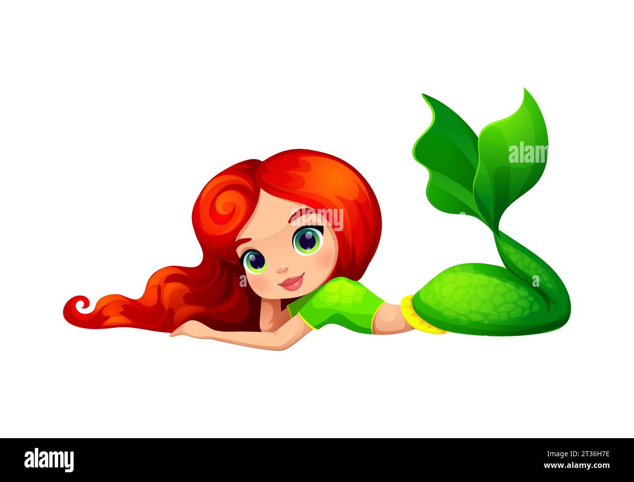 Mermaid cartoon hi-res stock photography and images - Alamy