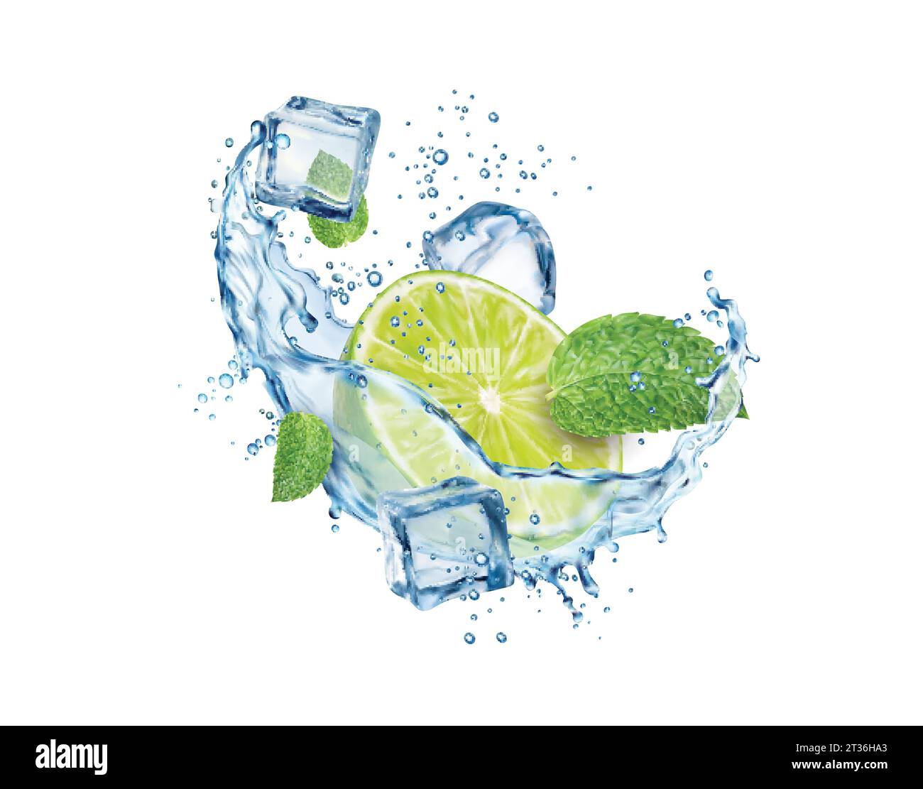 Freeze leaf Stock Vector Images - Alamy