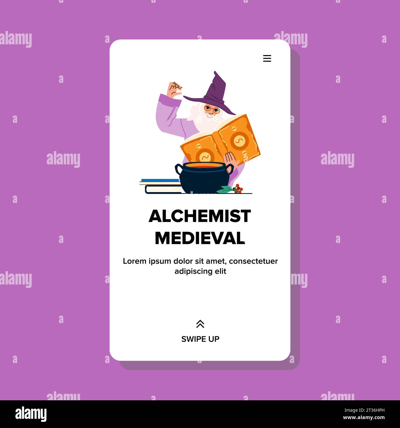 potion alchemist medieval vector Stock Vector Image & Art - Alamy