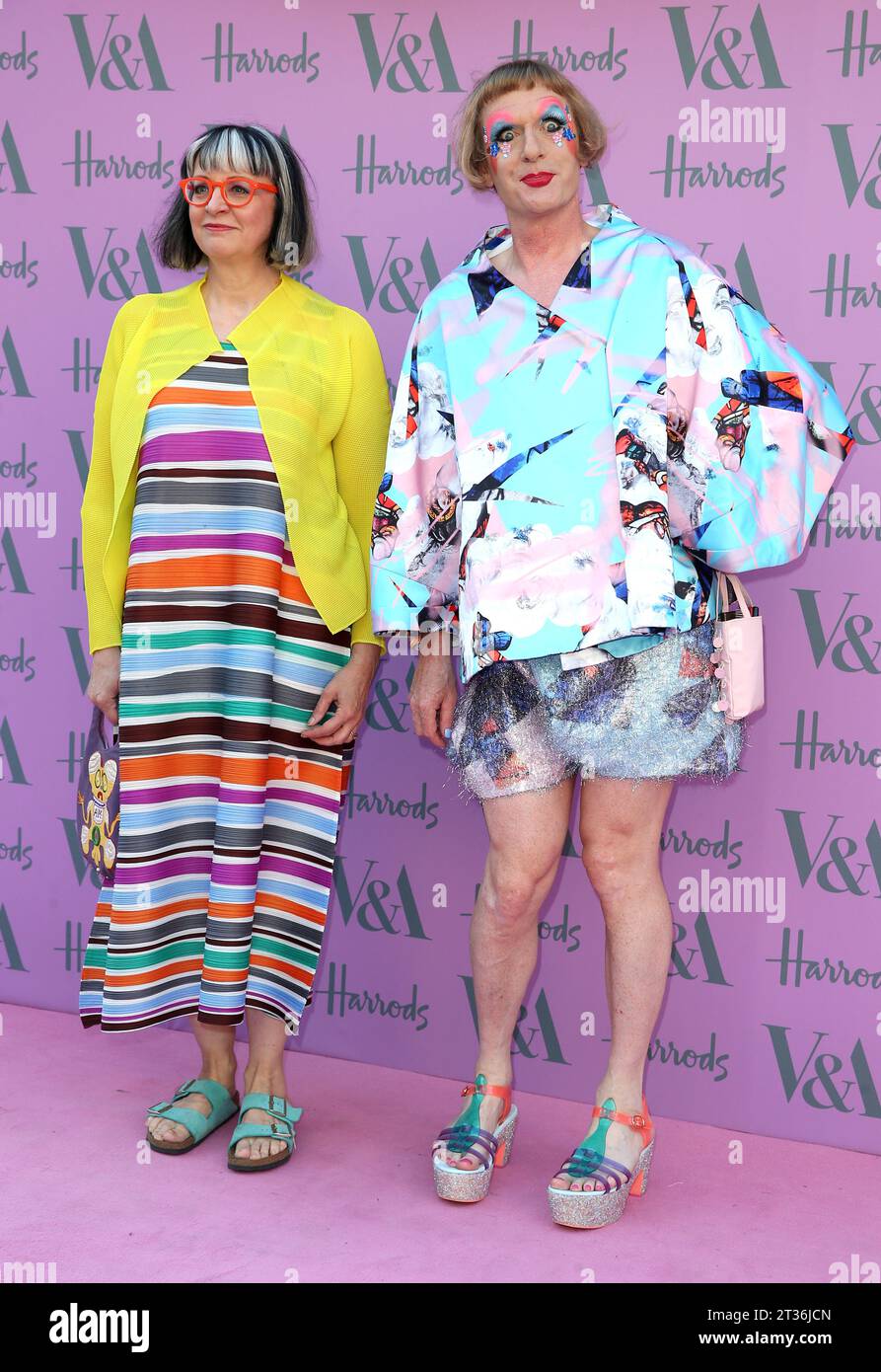 London, UK. 20th June, 2018. Philippa Perry and Grayson Perry attend ...