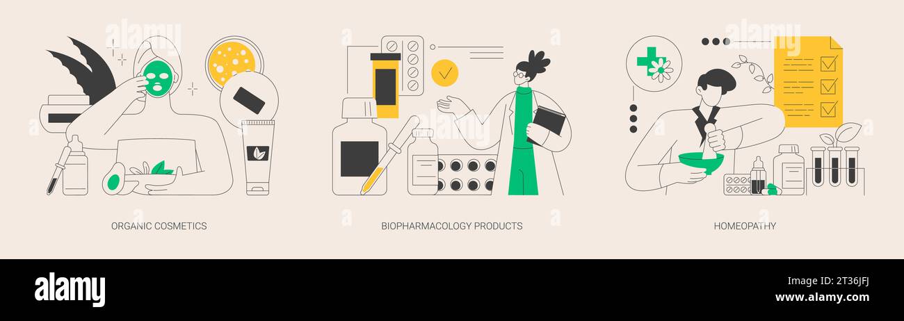 Beauty industry abstract concept vector illustrations Stock Vector ...