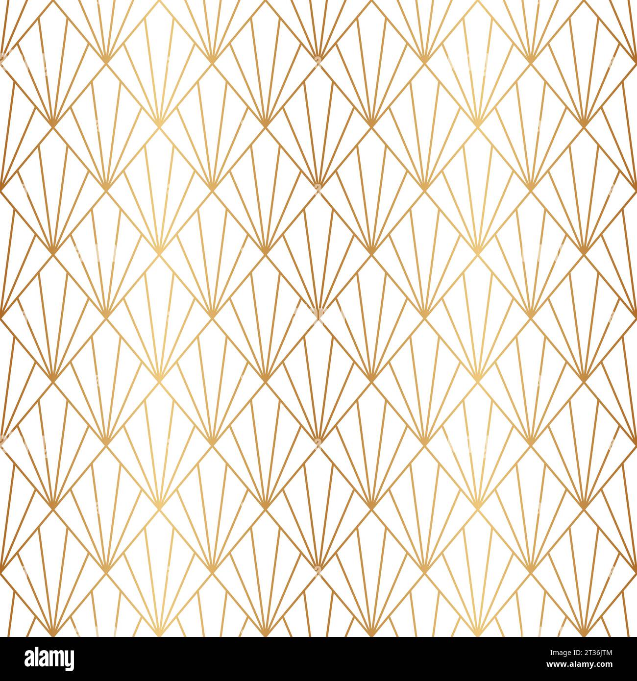 Art deco gold seamless pattern. Repeated golden diamond patern ...