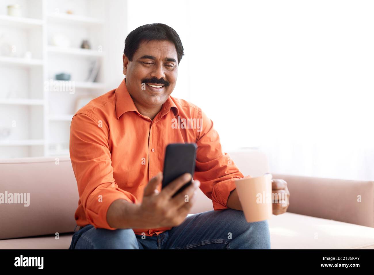 Engaging in online banking hi-res stock photography and images - Alamy