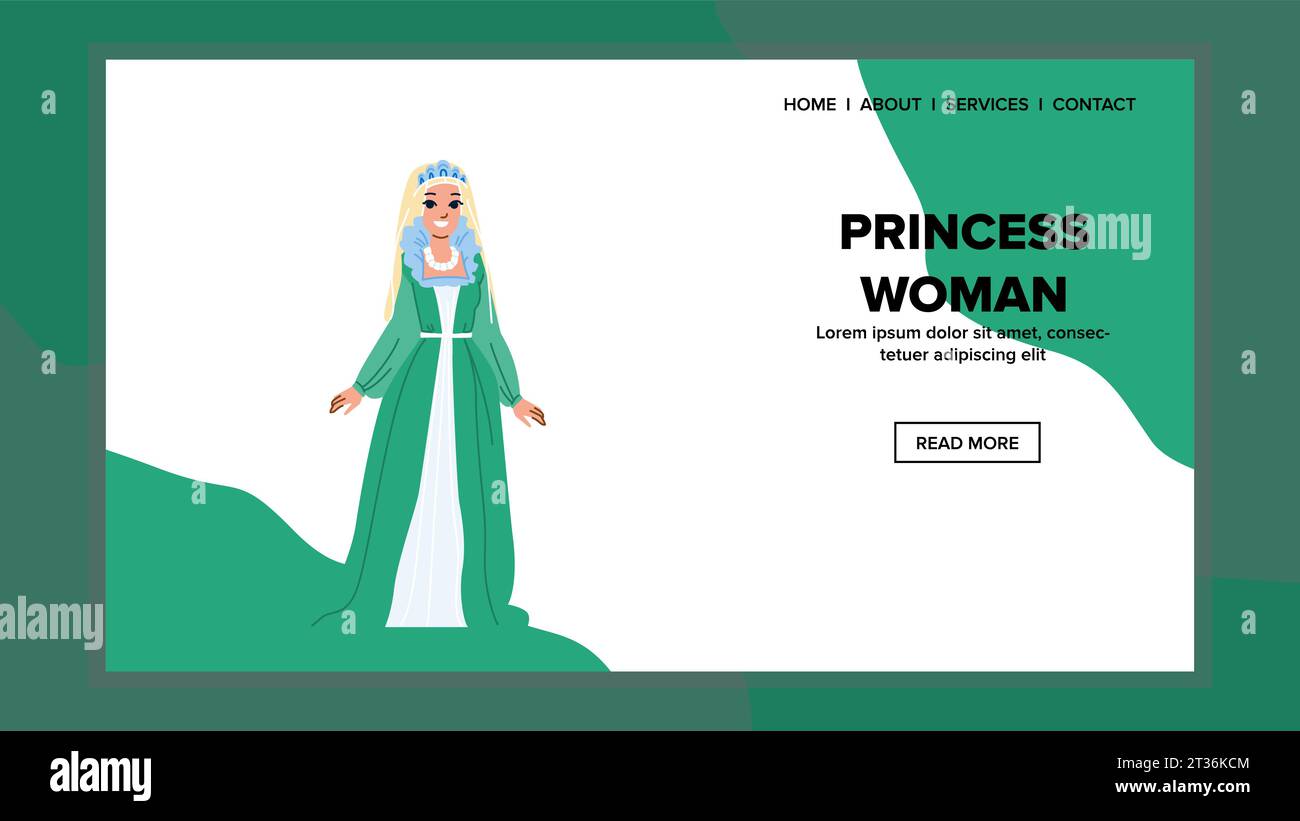 web princess woman vector Stock Vector Image & Art - Alamy