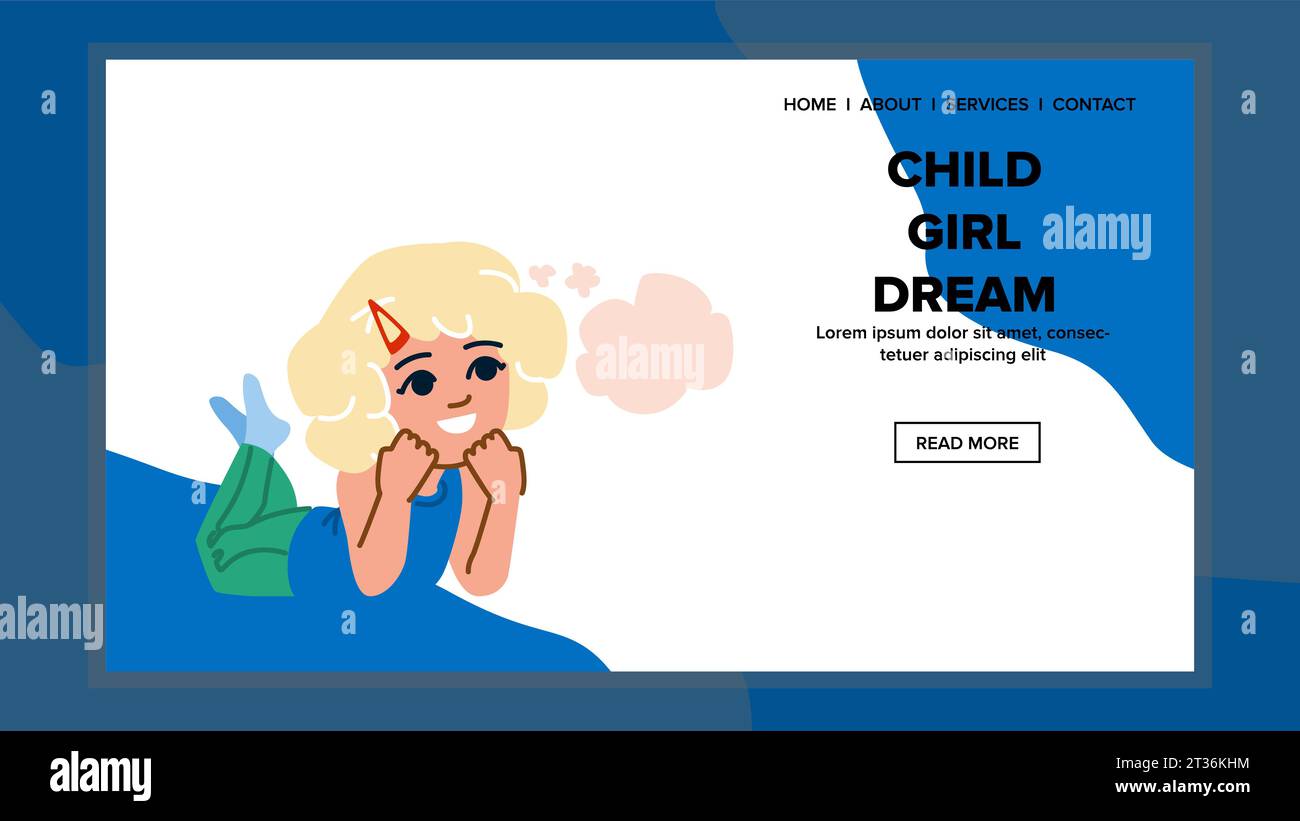 web child girl dream vector Stock Vector Image & Art - Alamy