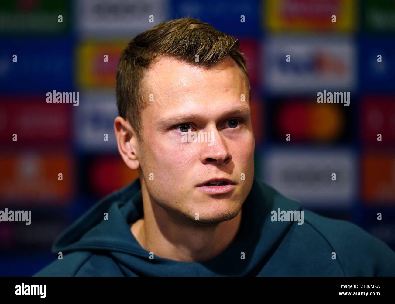 FC Copenhagen's Viktor Claesson during a press conference at Old ...