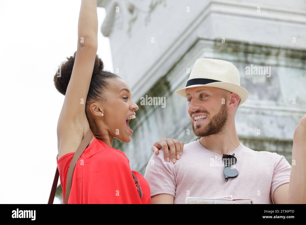 woman reaching into the air with joy Stock Photo - Alamy