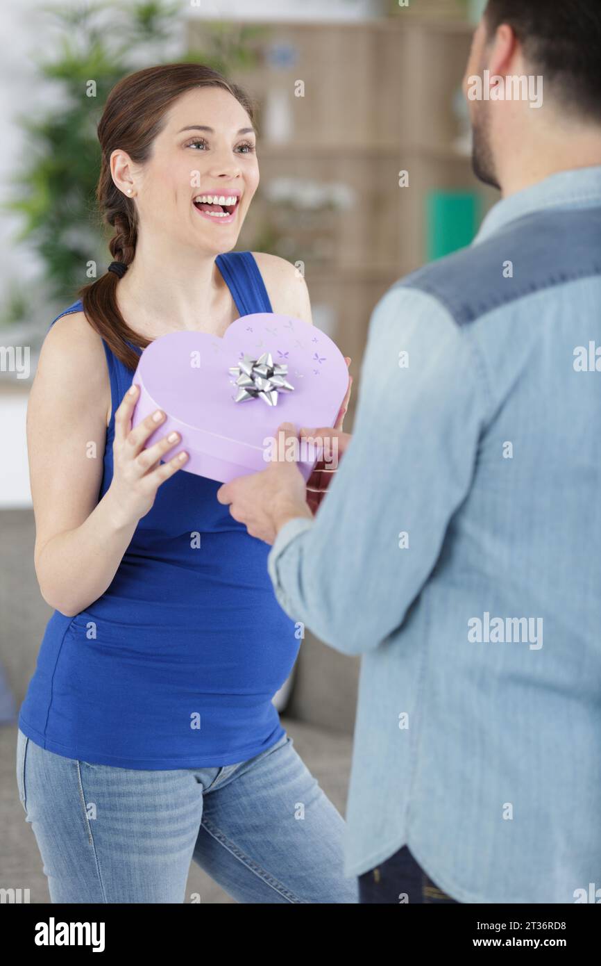 Pregnant girlfriend hi-res stock photography and images - Alamy