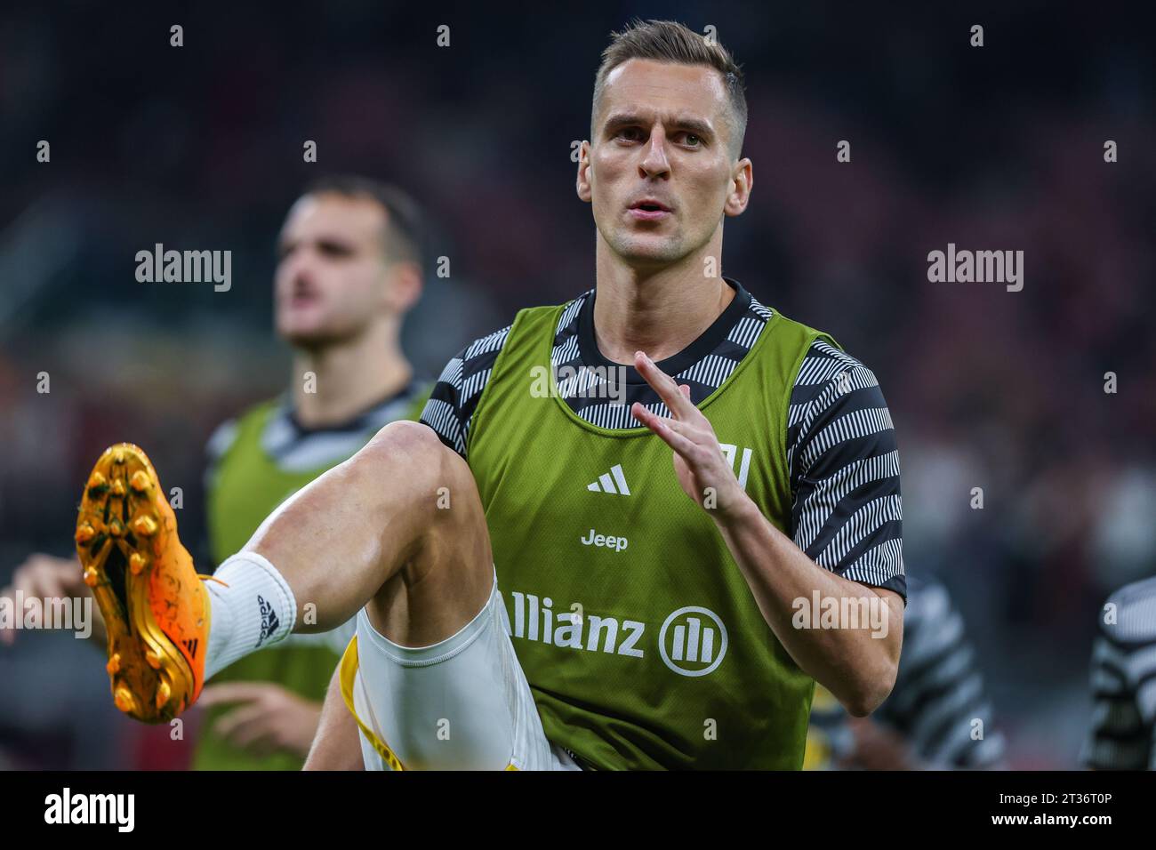 Milan, Italy. 22nd Oct, 2023. Arkadiusz Milik of Juventus FC seen in ...