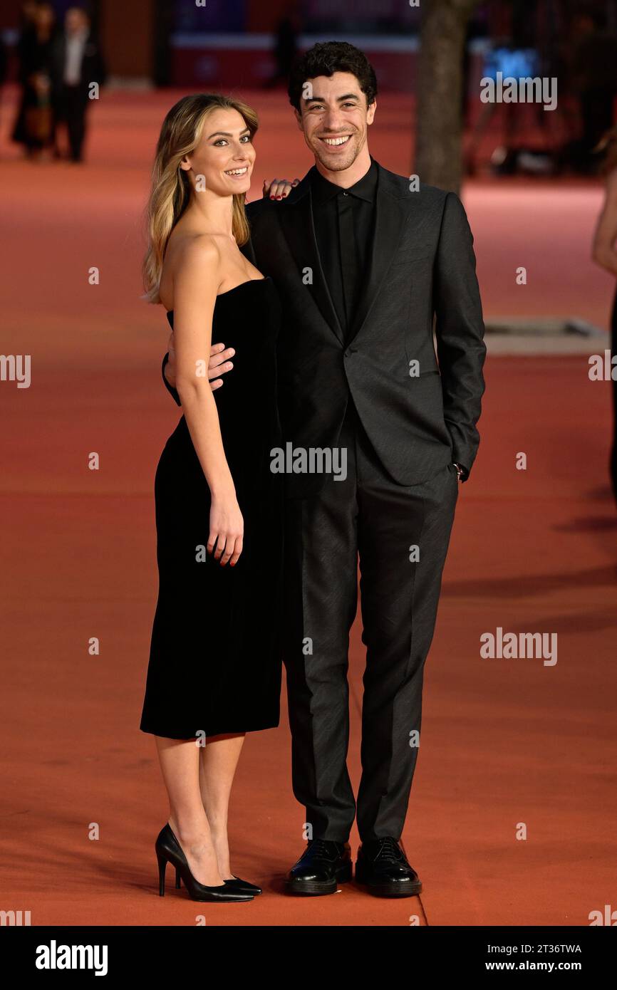 Rome, Italy. 23rd Oct, 2023. Veronica Ricci and Eduardo Scarpetta ...