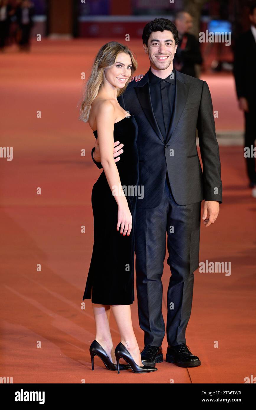 Rome, Italy. 23rd Oct, 2023. Veronica Ricci and Eduardo Scarpetta ...
