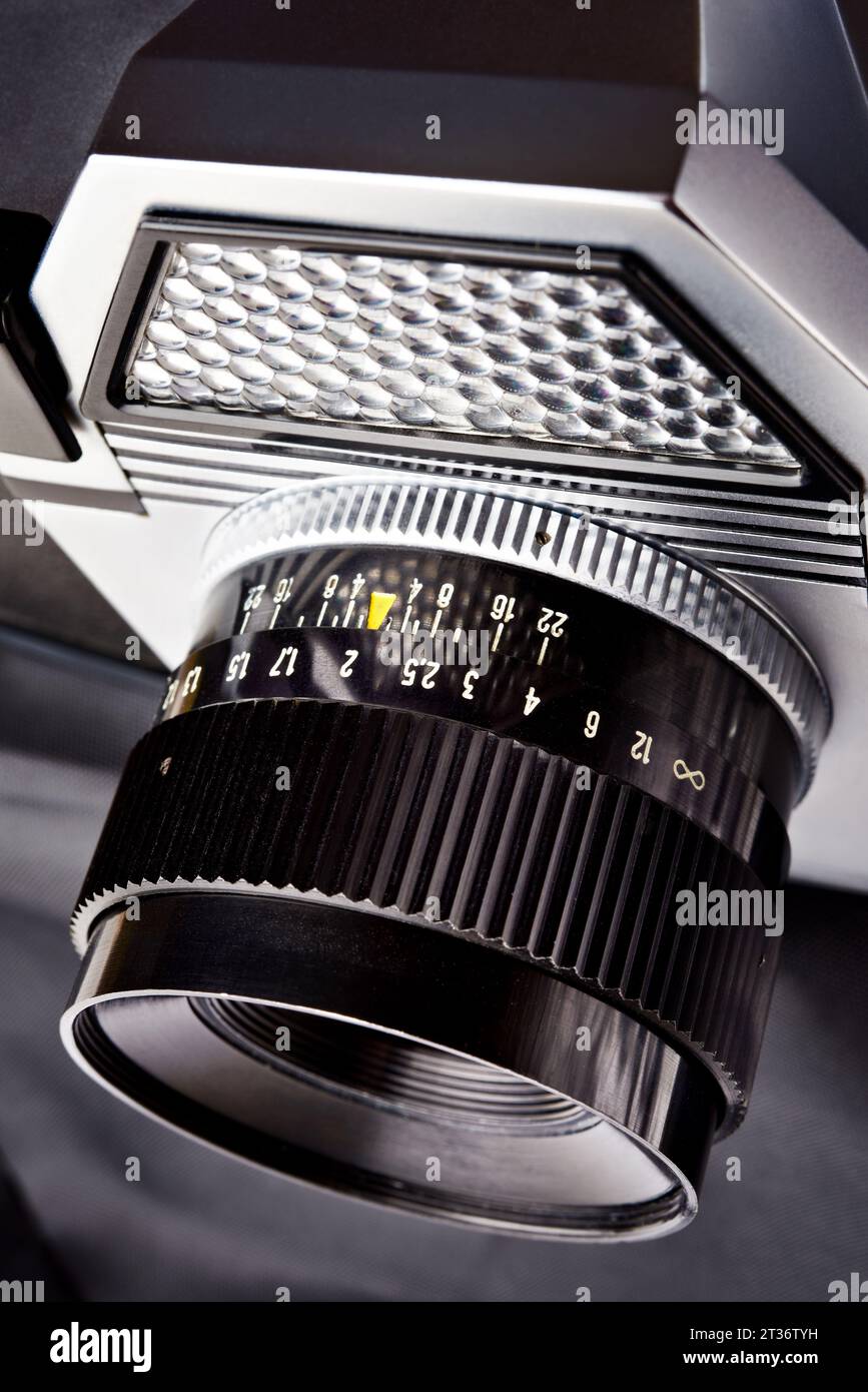 Old vintage 35 mm film photo camera Stock Photo - Alamy