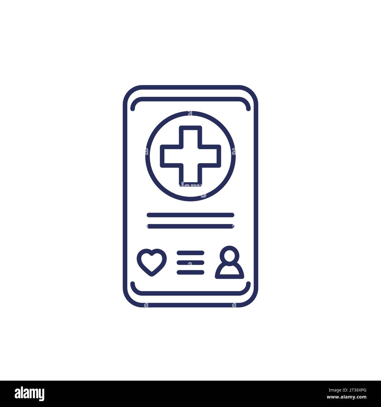 Telehealth virtual doctor appointment online Cut Out Stock Images ...