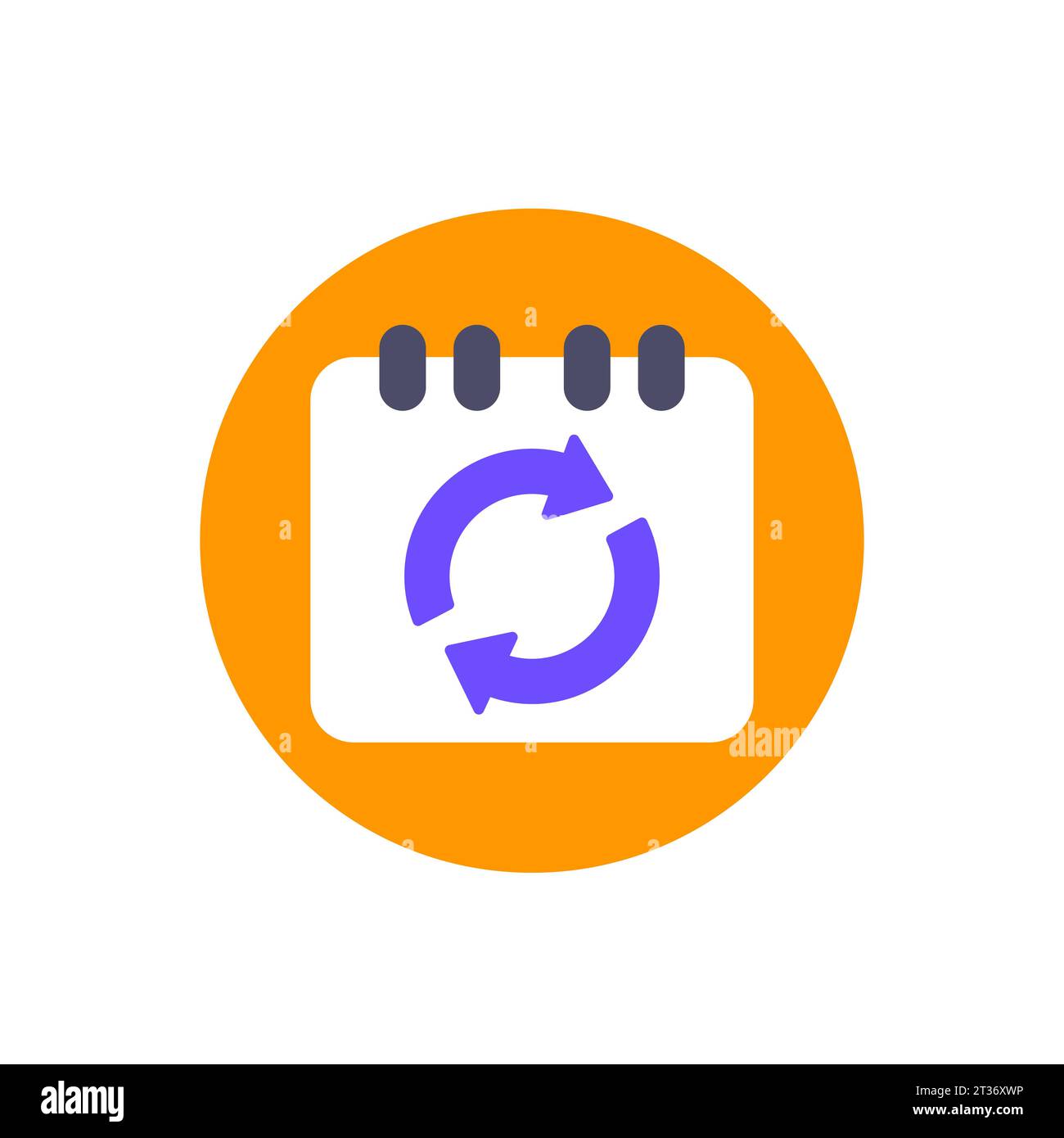 monthly subscription auto-renewal icon, vector Stock Vector Image & Art ...