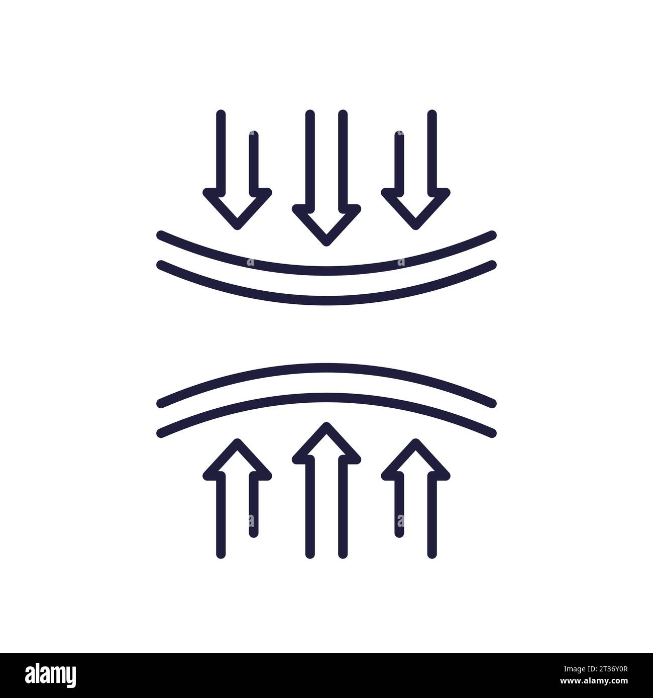 compression icon, line vector sign Stock Vector Image & Art - Alamy