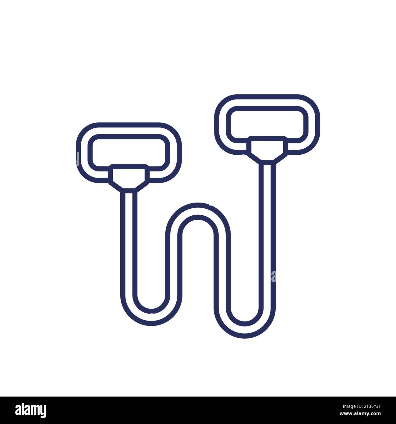 resistance band line icon, vector Stock Vector Image & Art - Alamy