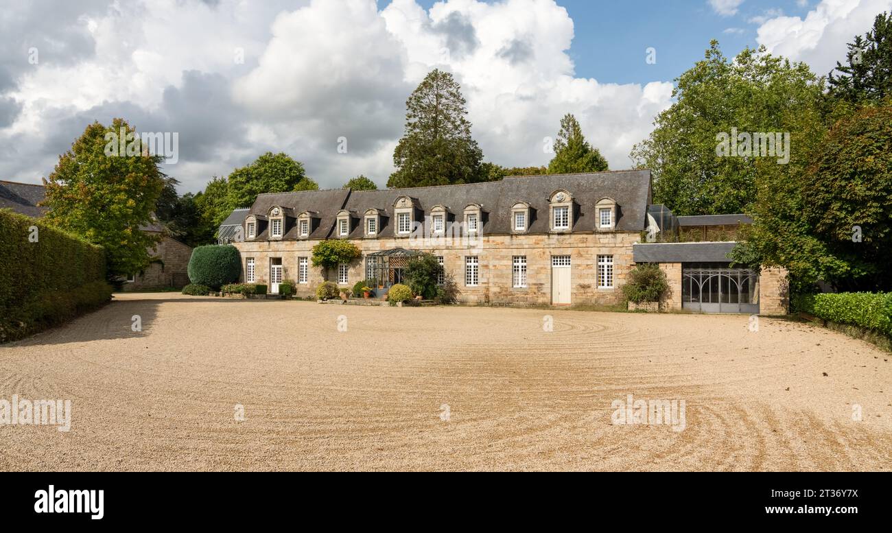 converted stables, main accommodation at Château de Kergrist, France ...