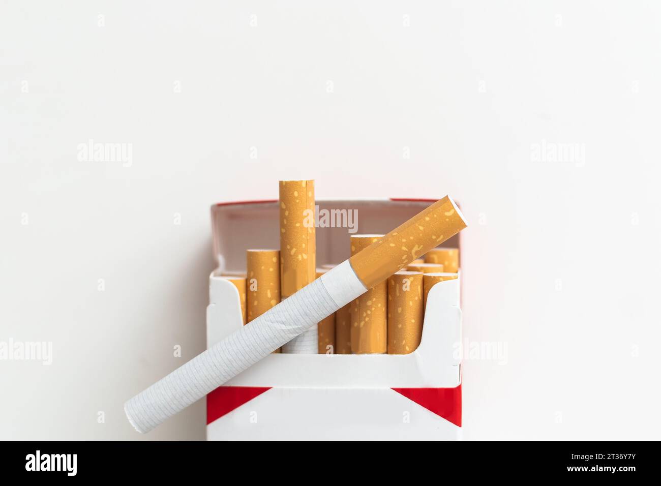 stairway of cigarettes isolated on a white background Stock Photo - Alamy
