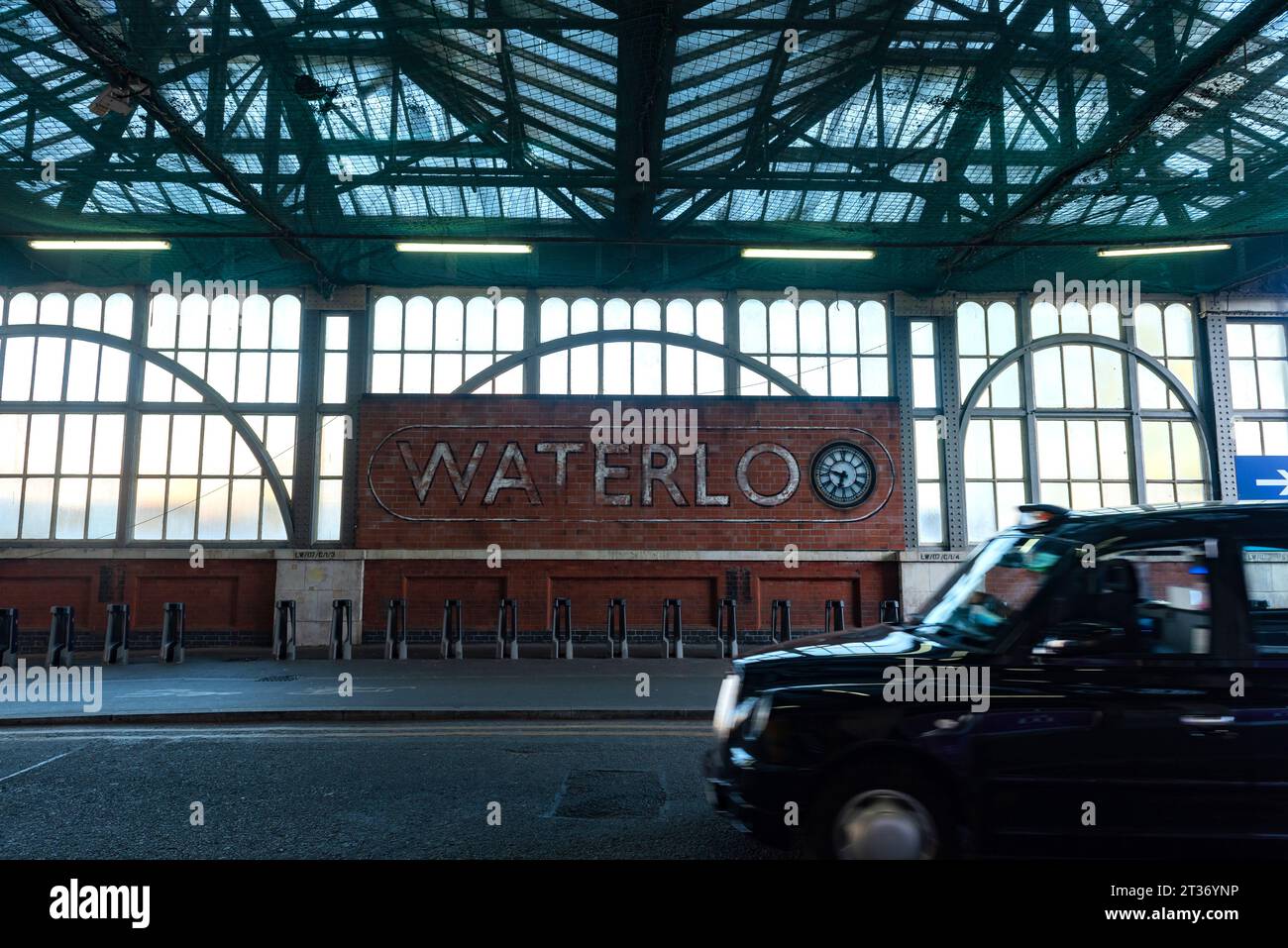 London, United Kingdom. October 10th 2023 Sign for London Waterloo ...