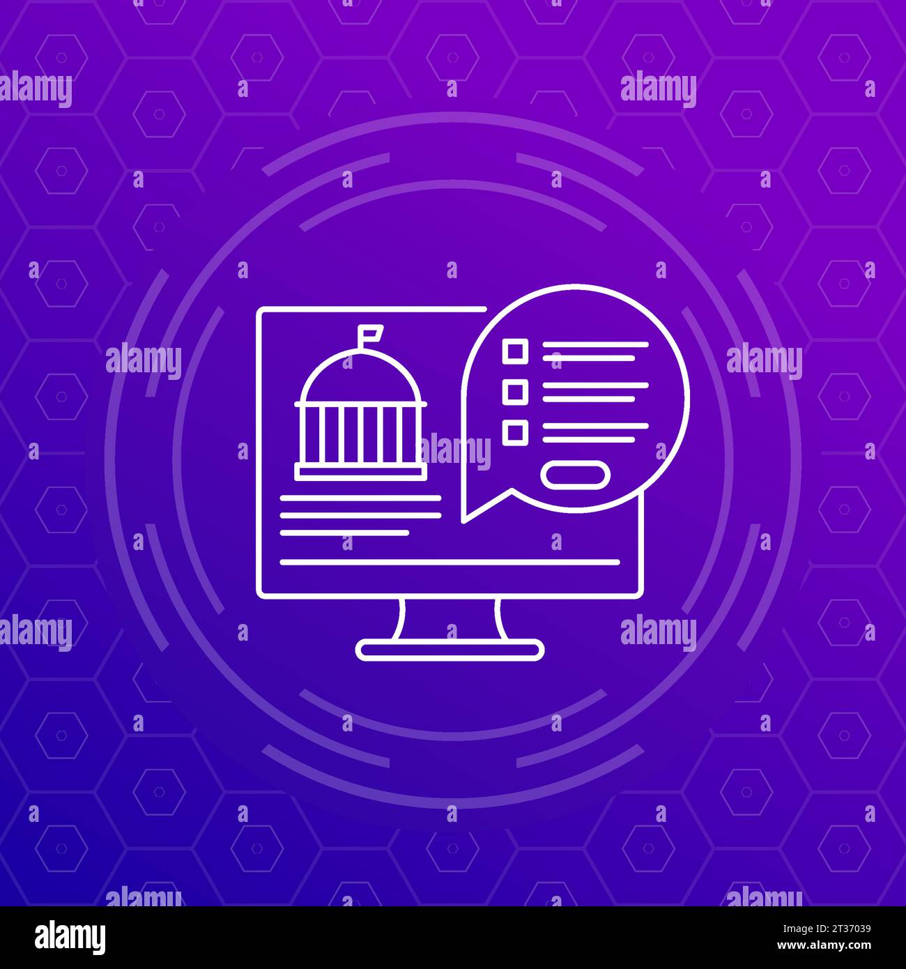 Gov icon hi-res stock photography and images - Alamy