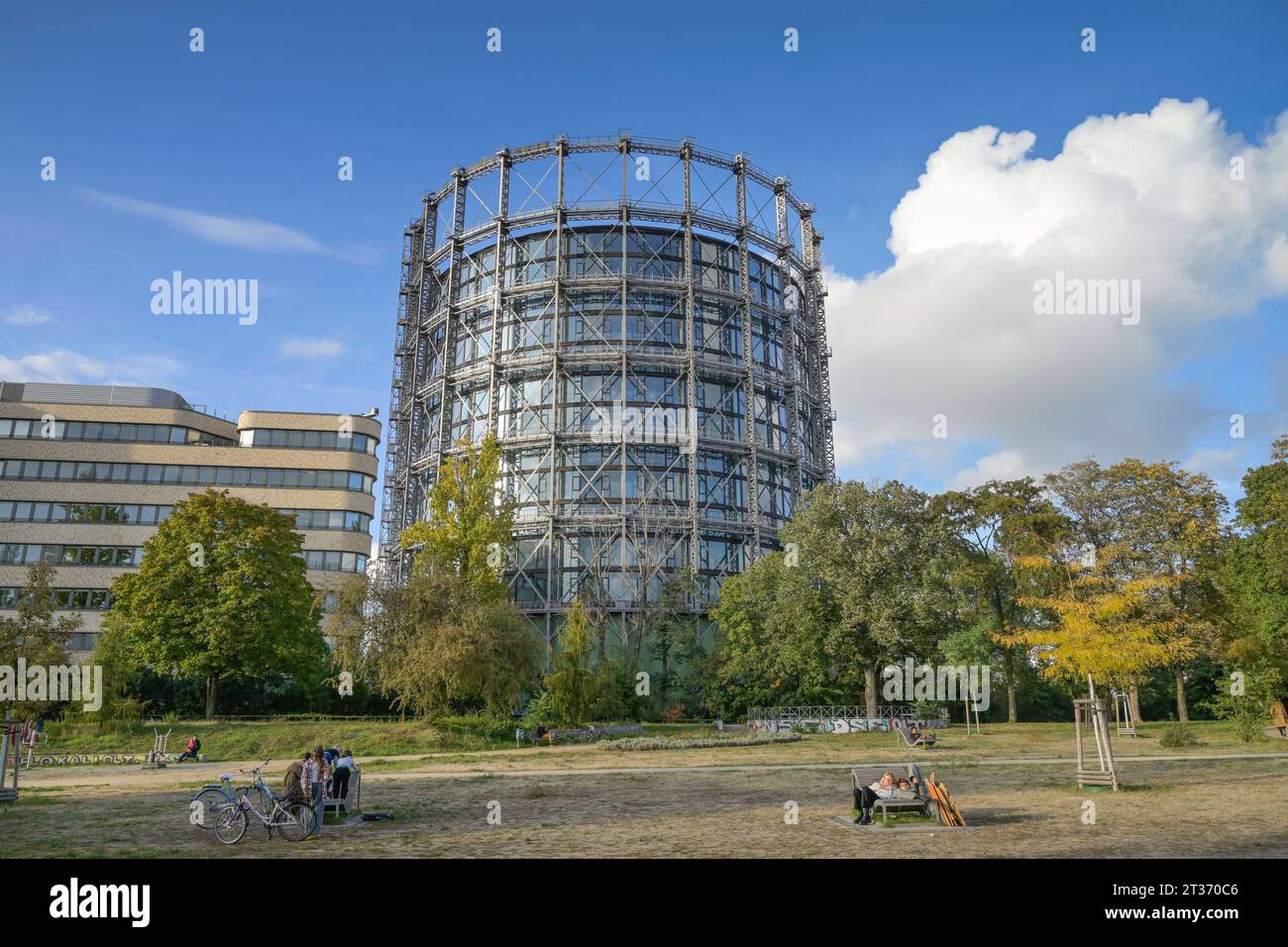 Gasometer, Bürohaus, EUREF-Campus, Schöneberg, Berlin, Deutschland ...