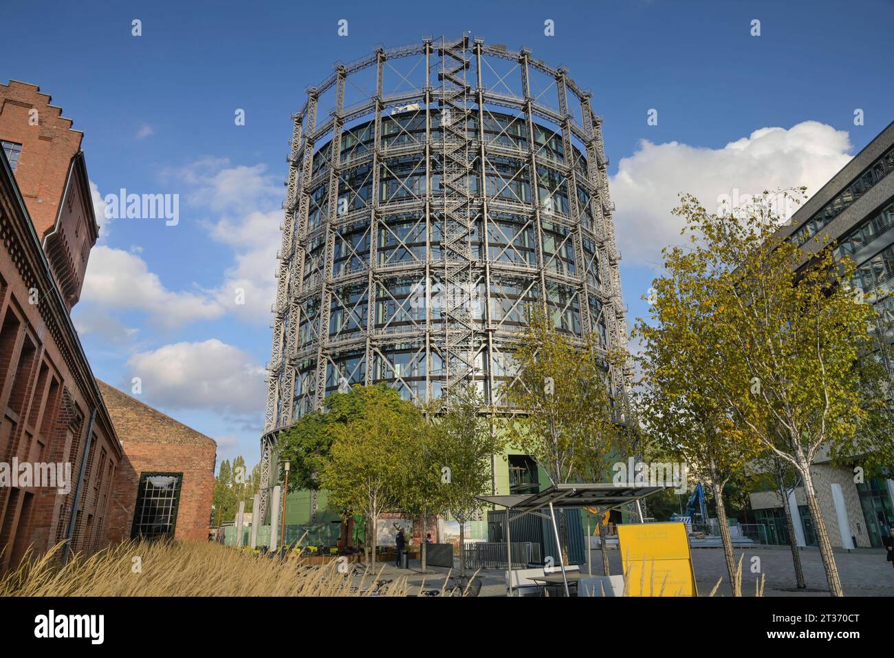 Gasometer, Bürohaus, EUREF-Campus, Schöneberg, Berlin, Deutschland ...