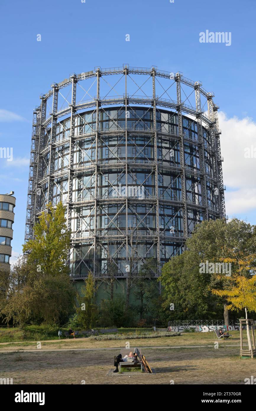 Gasometer, Bürohaus, EUREF-Campus, Schöneberg, Berlin, Deutschland ...