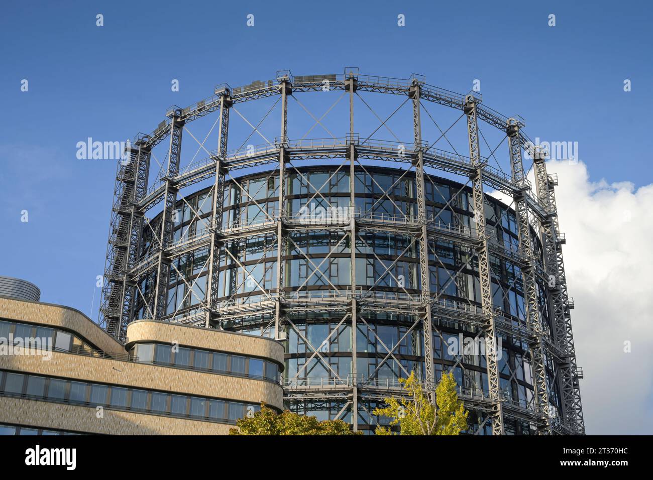 Gasometer, Bürohaus, EUREF-Campus, Schöneberg, Berlin, Deutschland ...