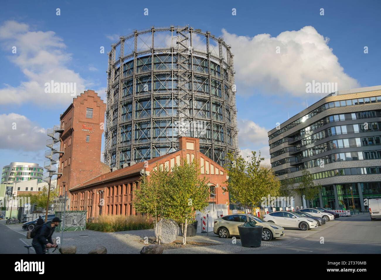 Gasometer, Bürohaus, EUREF-Campus, Schöneberg, Berlin, Deutschland ...