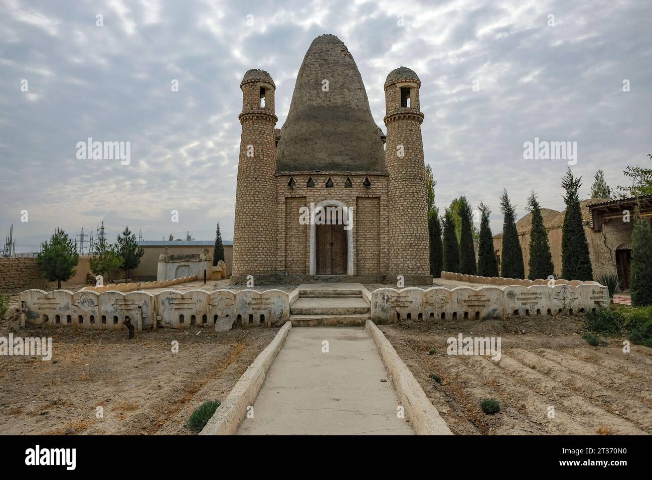Rishton, Uzbekistan - October 22, 2023: Mausoleum of Burhan al-Din al ...