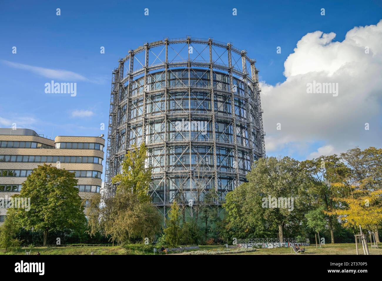 Gasometer, Bürohaus, EUREF-Campus, Schöneberg, Berlin, Deutschland ...