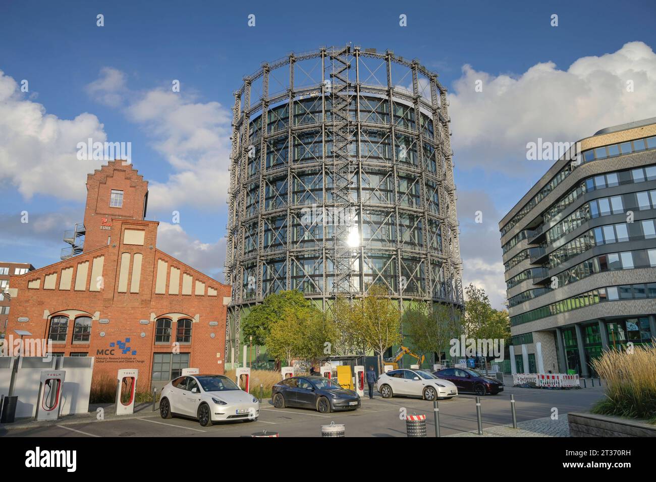 Gasometer, Bürohaus, EUREF-Campus, Schöneberg, Berlin, Deutschland ...