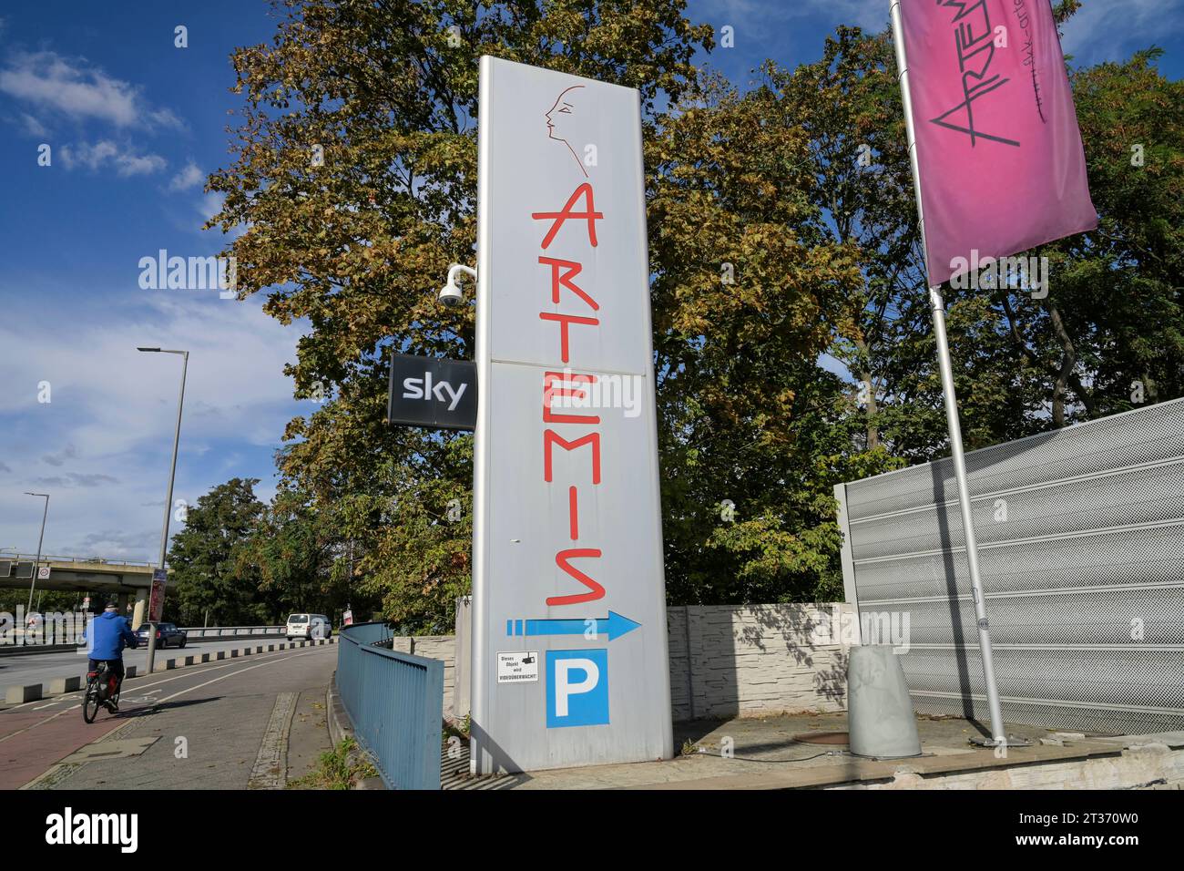 Logo Artemis, Bordell, Halenseestraße, Charlottenburg, Berlin ...