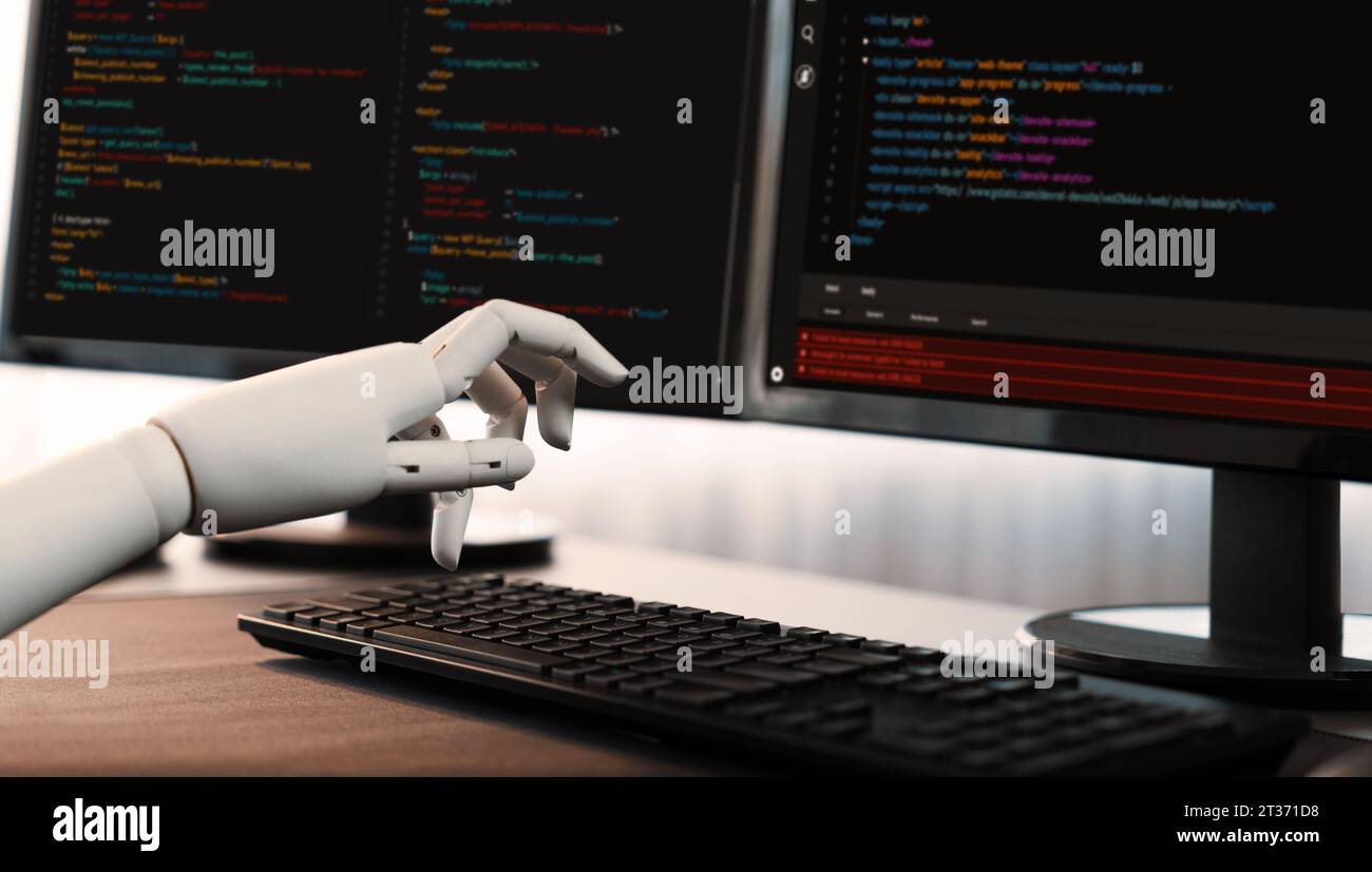 Generative ai technology code hi-res stock photography and images - Alamy