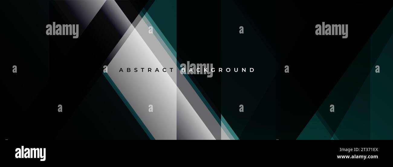 Black modern abstract wide banner with geometric shapes. Black and dark ...