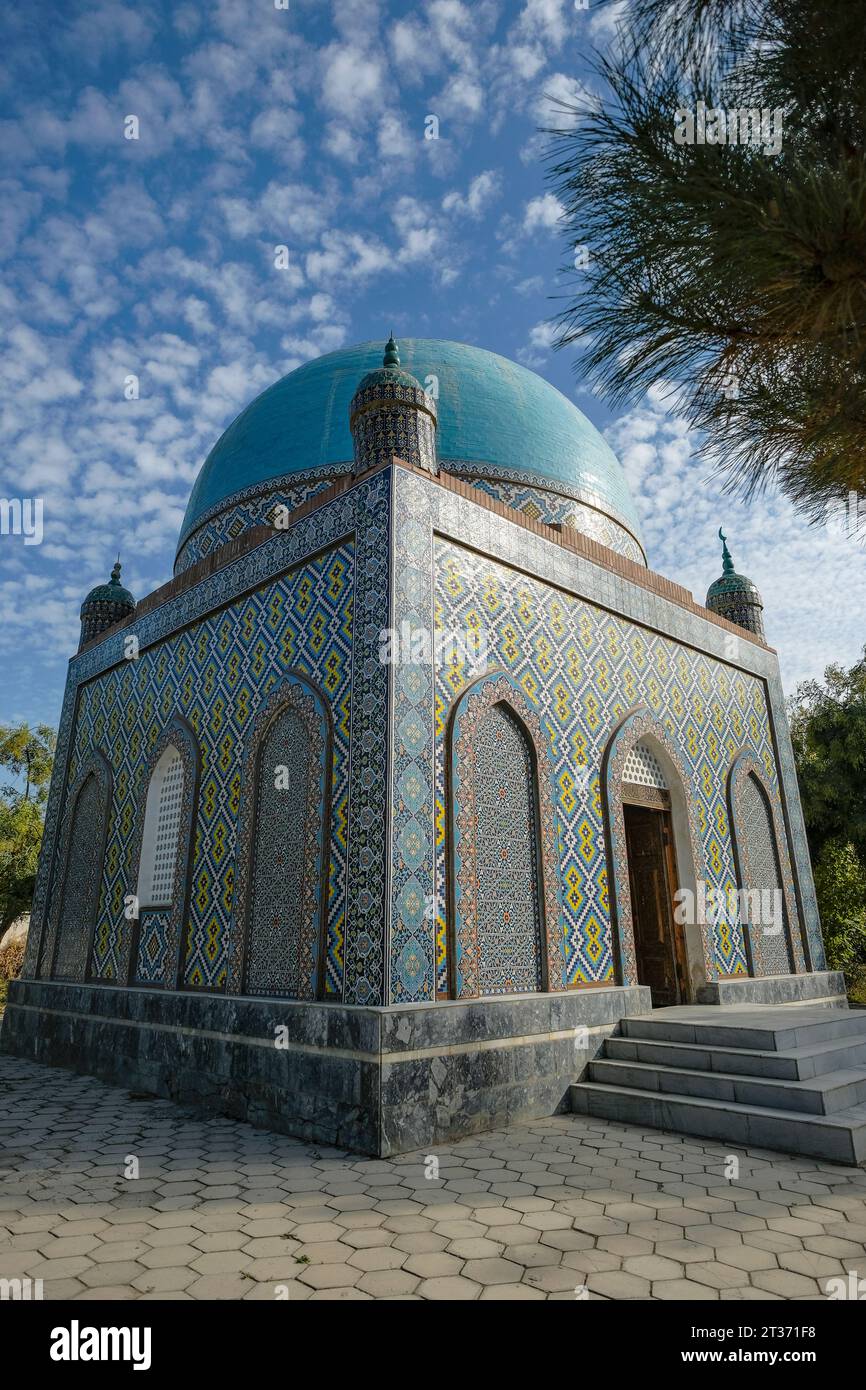 Rishton, Uzbekistan - October 22, 2023: Roshidoni Mausoleum at Rishton ...