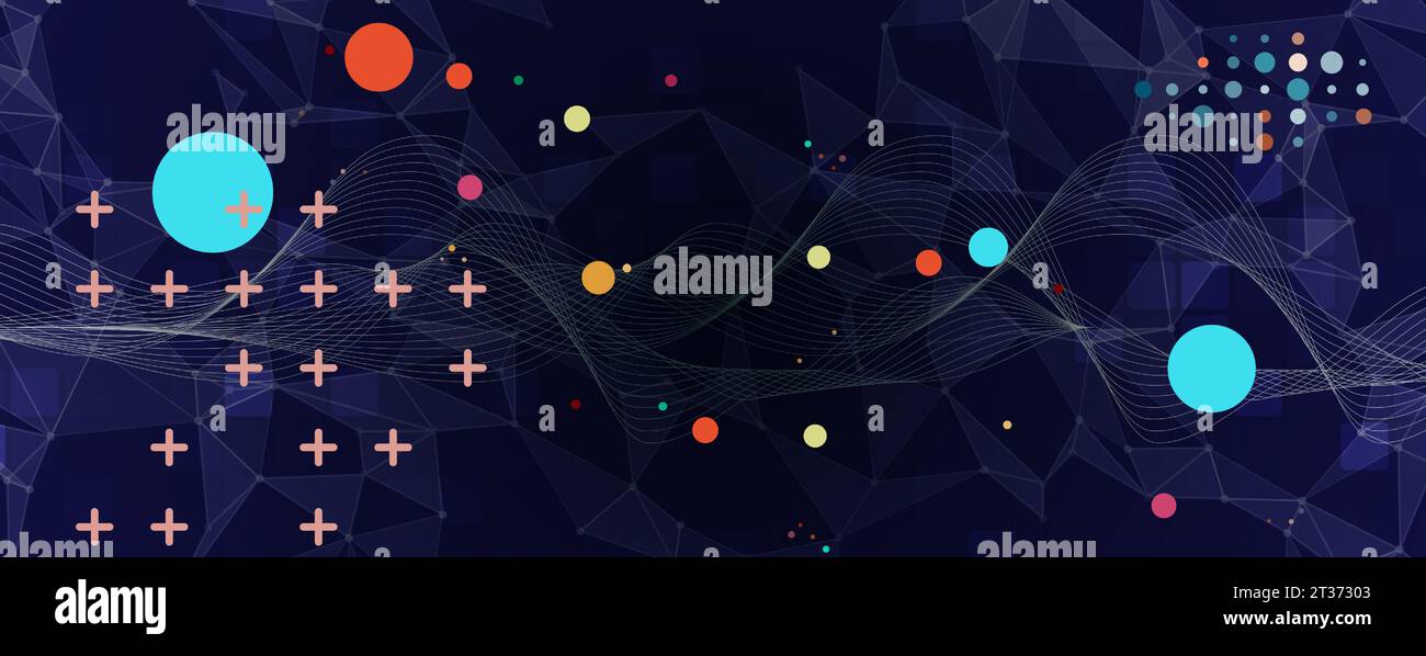 Technology abstract futuristic science background for internet business ...