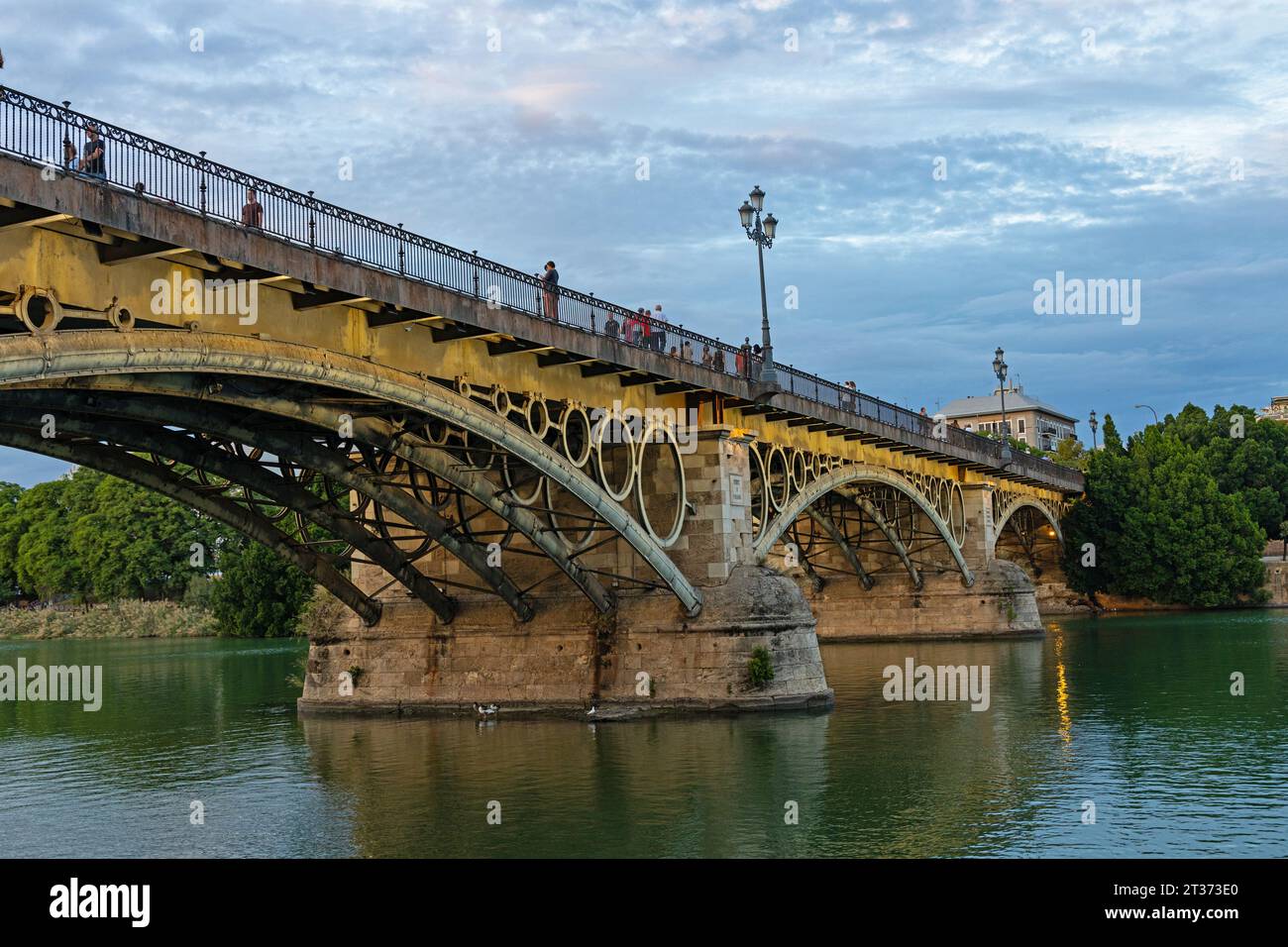 Isabella II. bridge or Triana bridge or in spanish Puente de Isabel II ...