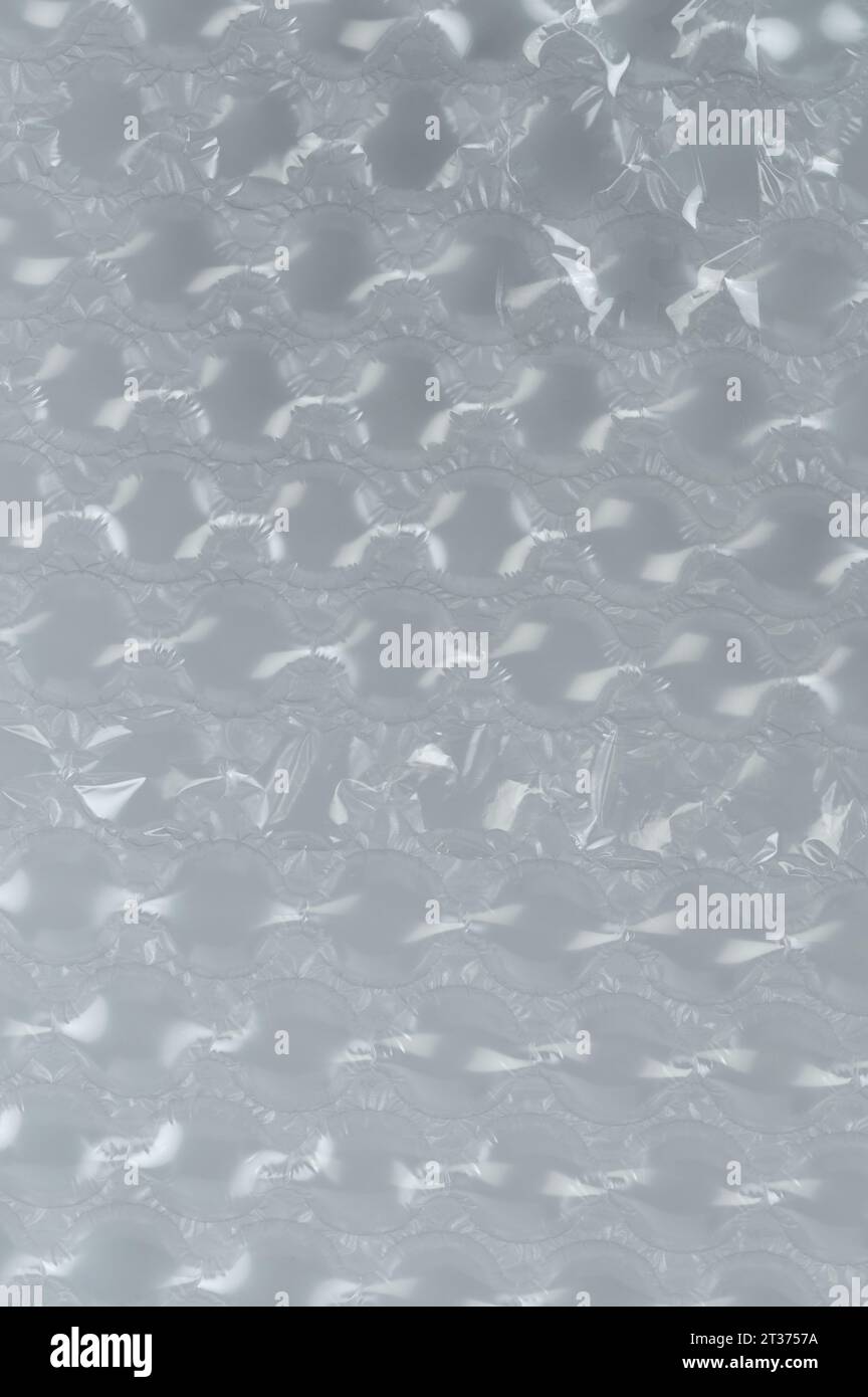 Air bubble packing protective cushion texture macro close up view Stock ...