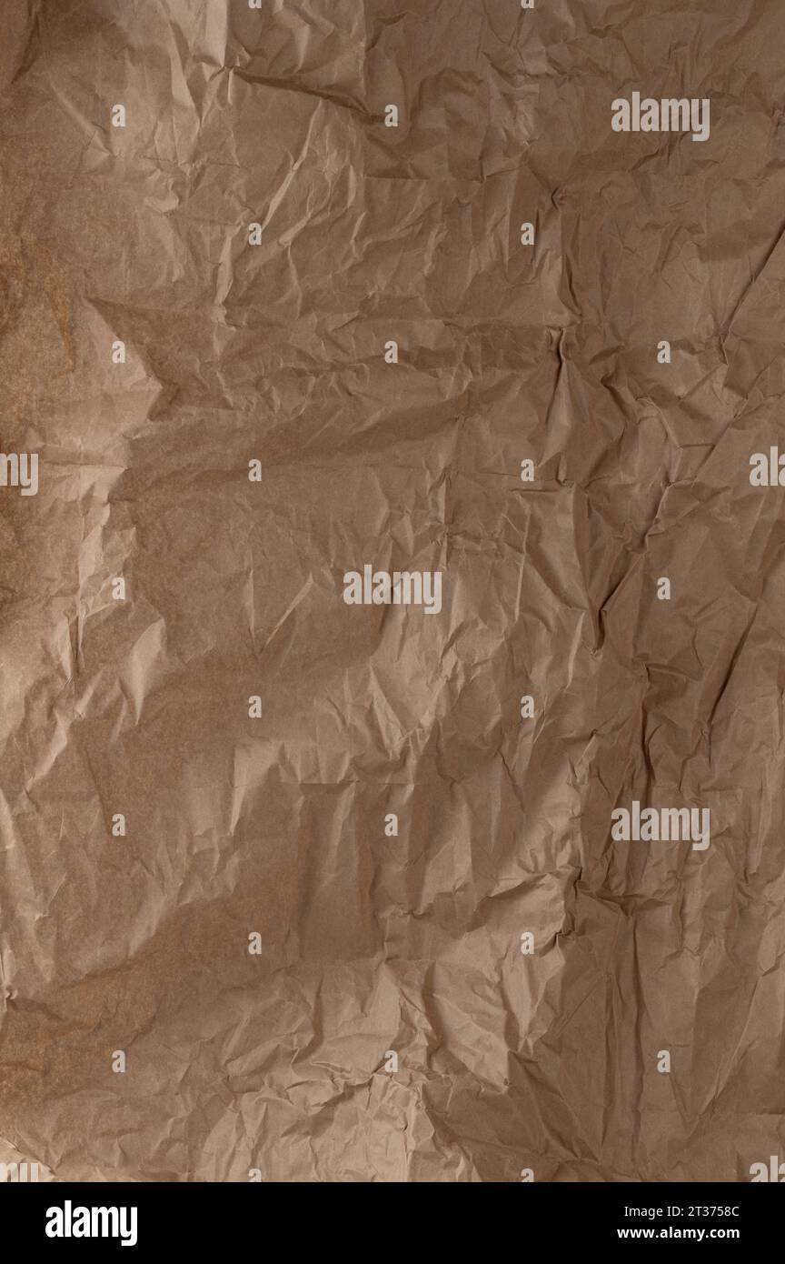 Creased paper page background macro close up view Stock Photo - Alamy