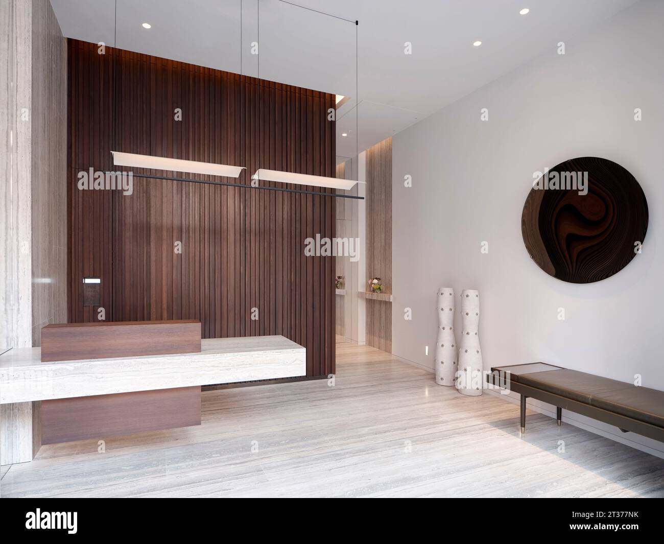 Entrance reception. Mount Row Apartments, London, United Kingdom ...