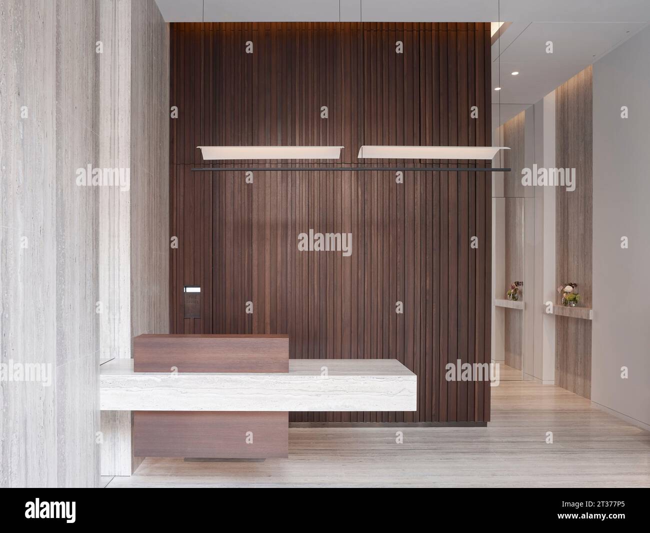 Entrance reception. Mount Row Apartments, London, United Kingdom ...