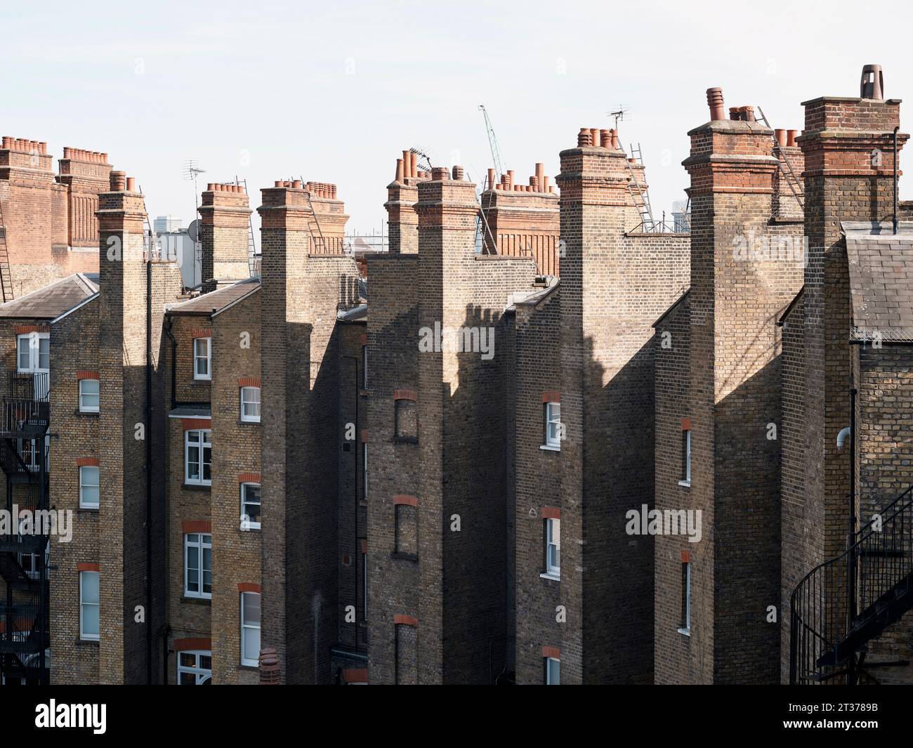 Neighbourhood terrace. Mount Row Apartments, London, United Kingdom ...