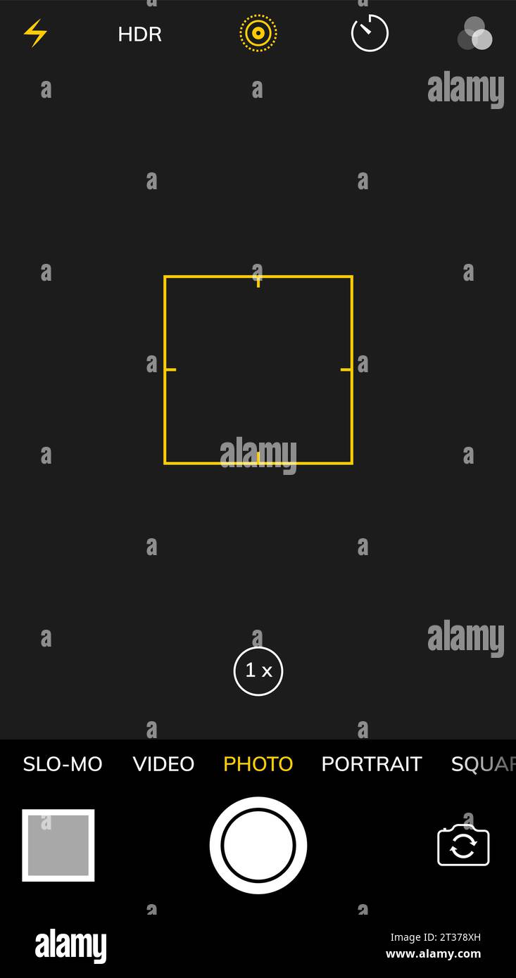 Camera screen phone mobile interface app. Smartphone photo viewfinder ... Camera screen phone mobile interface app. Smartphone photo viewfinder ...