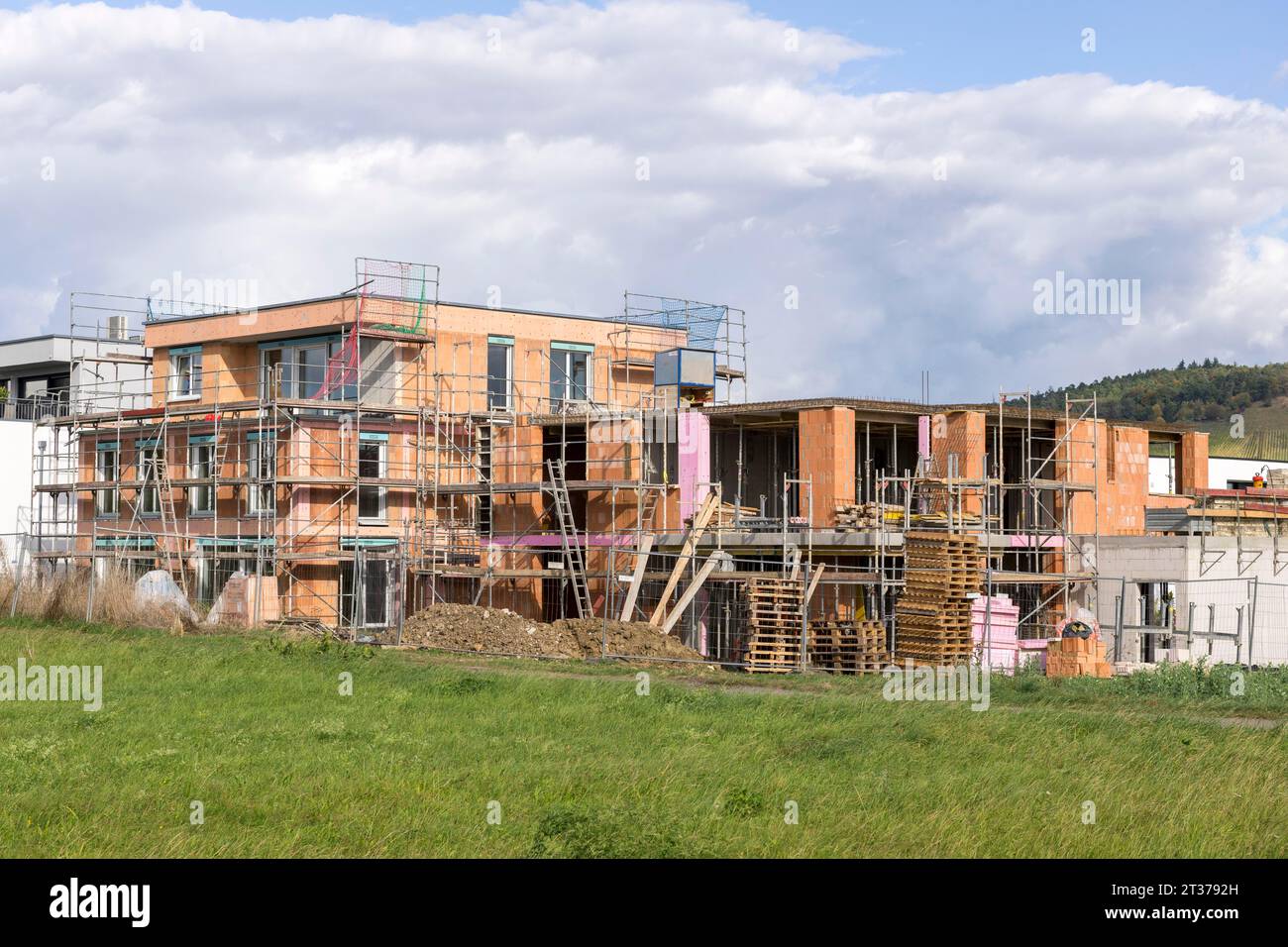 Residential construction, new construction, new construction area ...