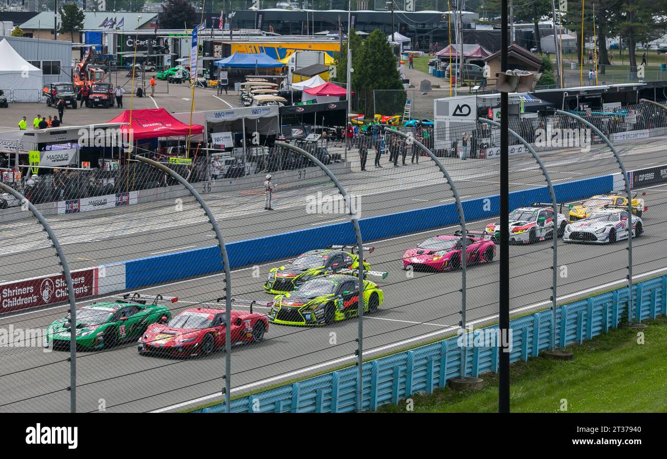 Watkins Glen Hypercars and GT Auto Racing Stock Photo - Alamy
